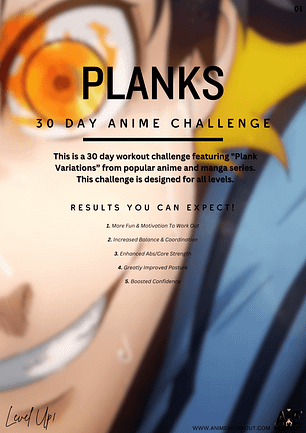 PLANKS (30-Day Anime Challenge) | Anime Workout!