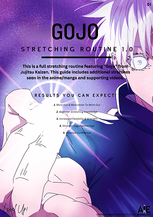 Gojo Stretching Routine 1.0 | Anime Workout!