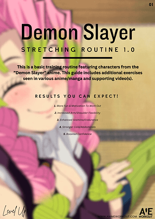 Demon Slayer Stretching Routine 1.0 | Welcome To Anime Workout!