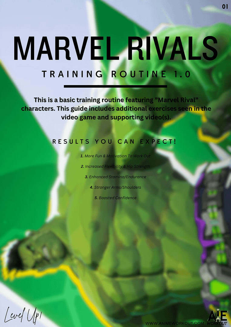 Marvel Rivals Training Routine 1.0 | Anime Workout!